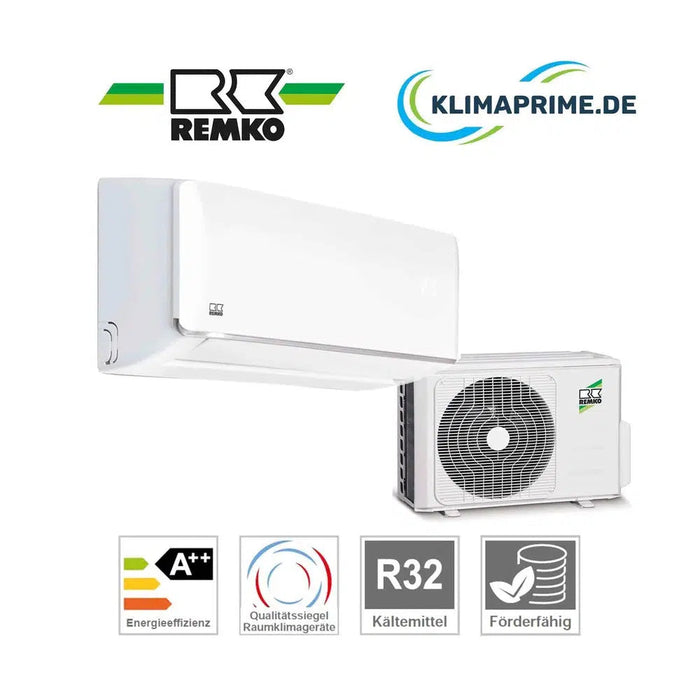 Remko Klimaanlage Set Wandgerät 2,6 kW - MXW 264 + Außengerät MVT 603 ...
